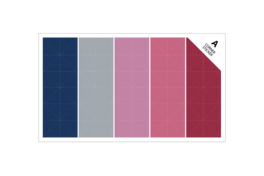 MochiThings: Colorful Corner Deco Sticker Set