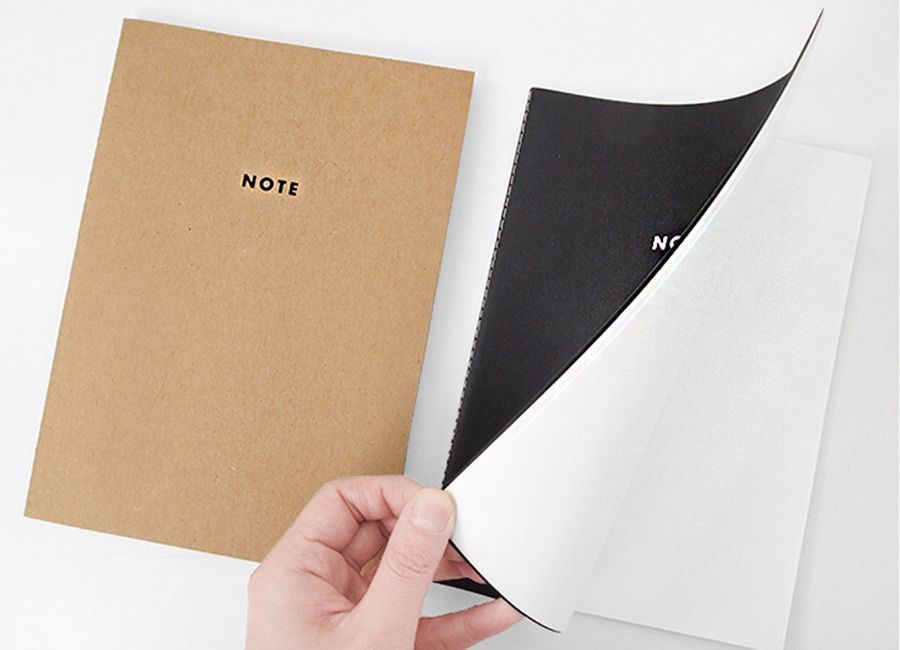 MochiThings: Basic Stitched Plain Notebook
