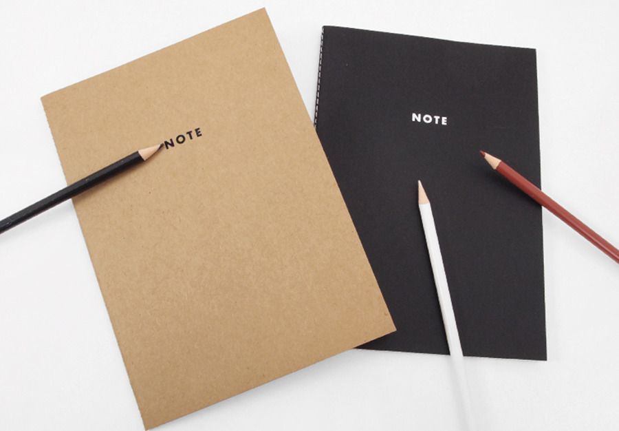 MochiThings: Basic Stitched Plain Notebook