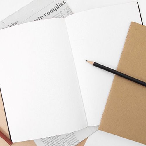 MochiThings: Basic Stitched Plain Notebook