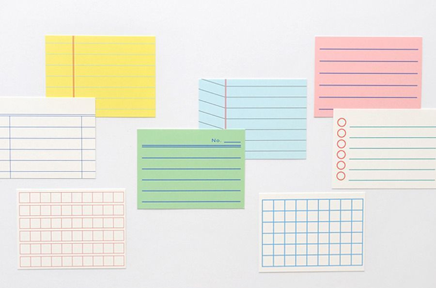 MochiThings: 48pcs Lined Memo Card Set