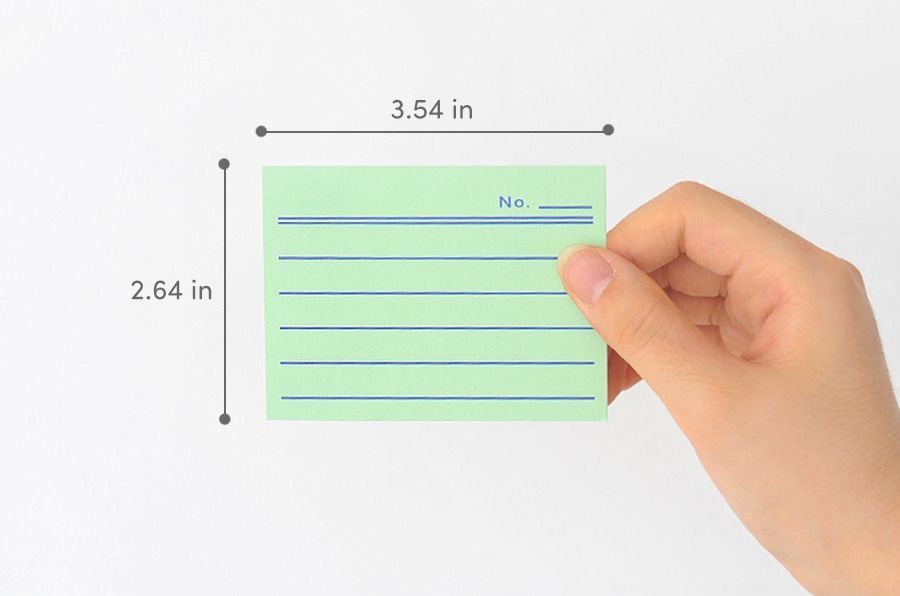 MochiThings: 48pcs Lined Memo Card Set