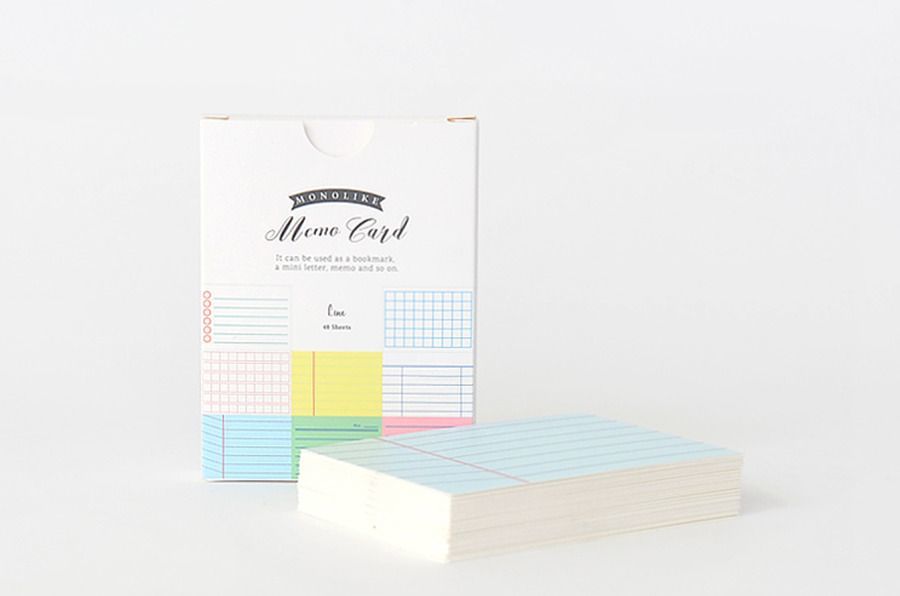 MochiThings: 48pcs Lined Memo Card Set