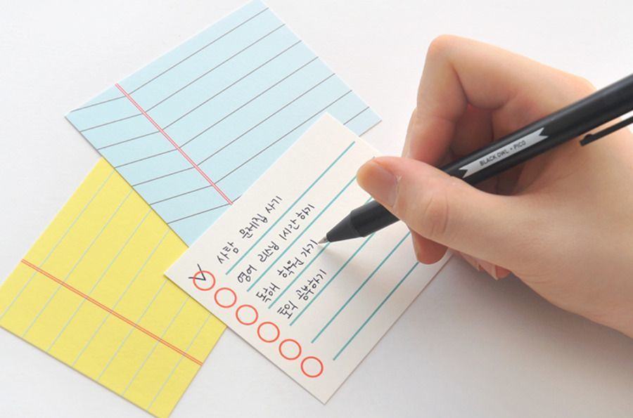 MochiThings: 48pcs Lined Memo Card Set