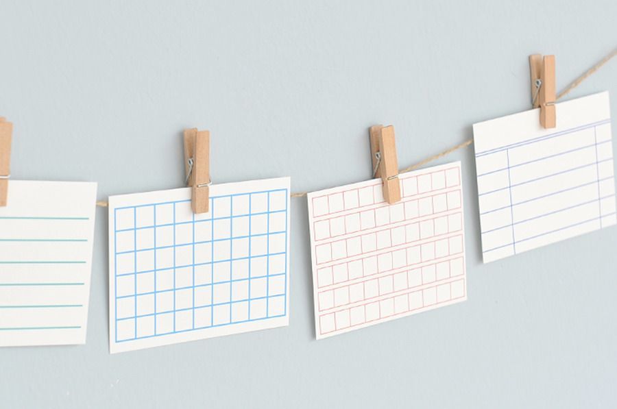 MochiThings: 48pcs Lined Memo Card Set