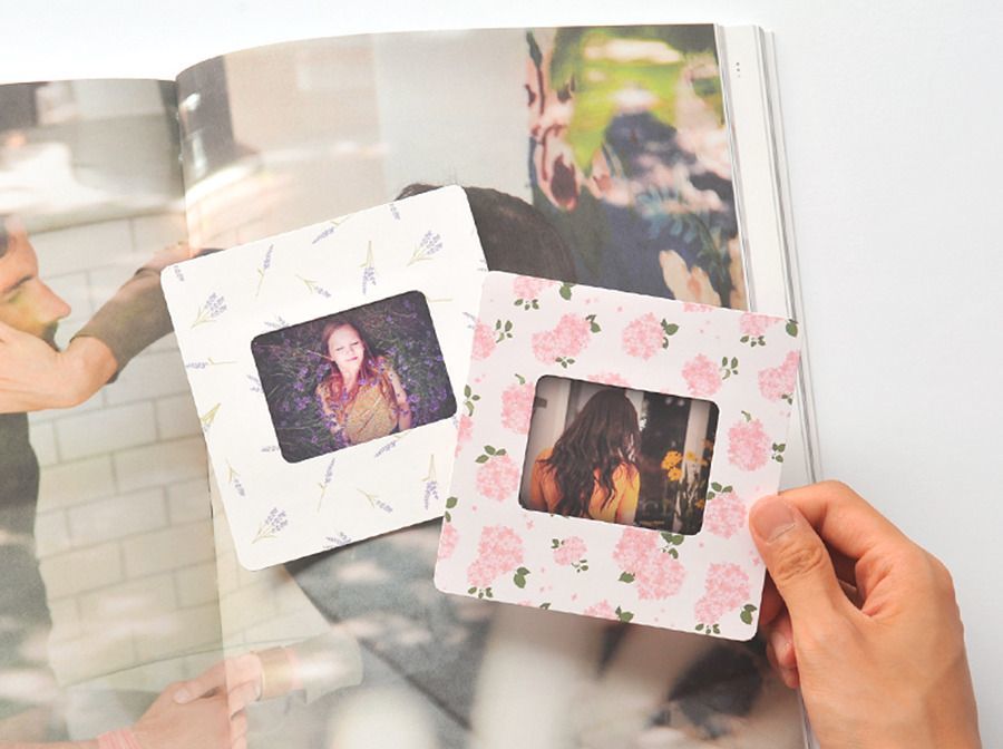 MochiThings: 18pcs Floral Instax Mini Frame Set