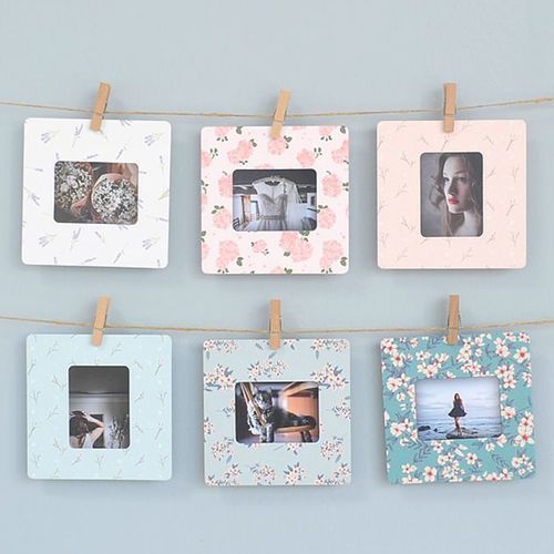 MochiThings: 18pcs Floral Instax Mini Frame Set