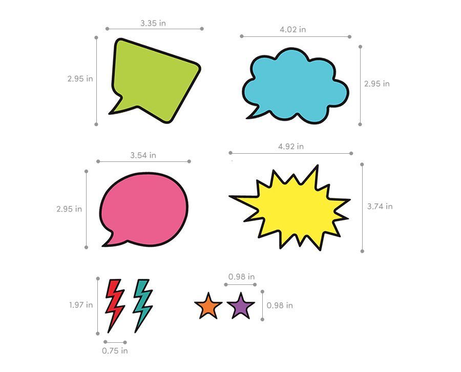 MochiThings: Speech Bubble Magnet Set