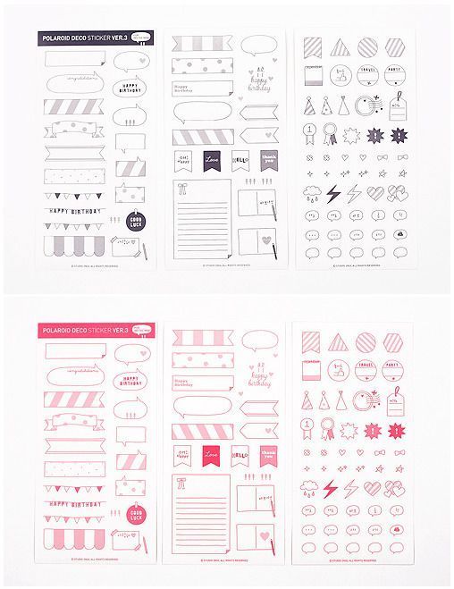 MochiThings: Instax Deco Sticker v5