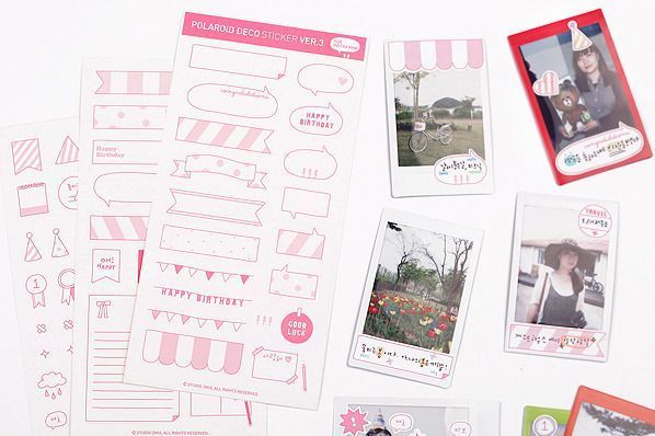 MochiThings: Instax Deco Sticker v5
