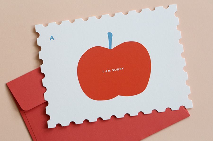 MochiThings: Stamp Message Card