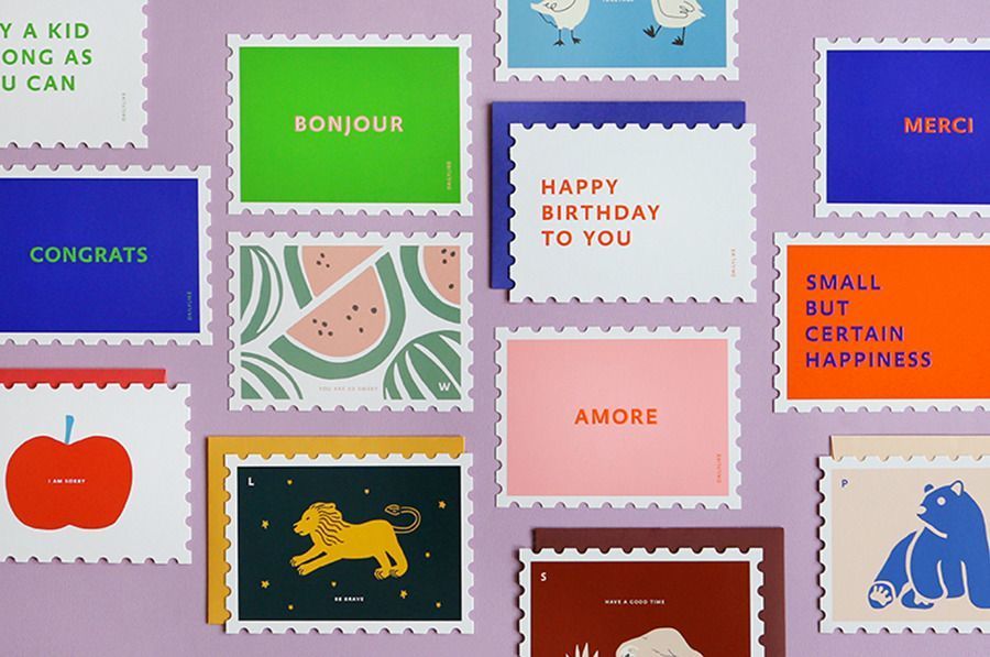 MochiThings: Stamp Message Card