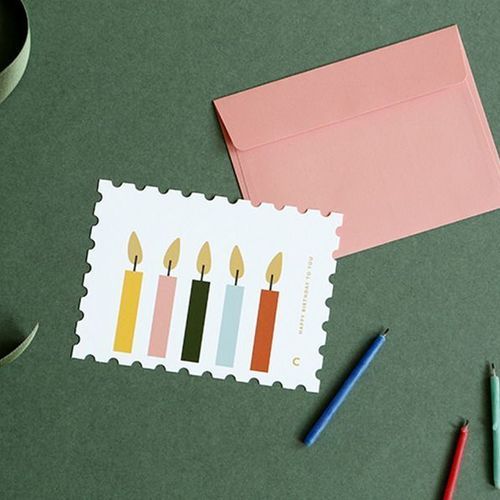 MochiThings: Stamp Message Card