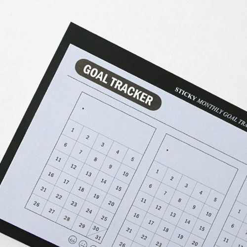MochiThings: Monthly Goal Tracking Sticky Note