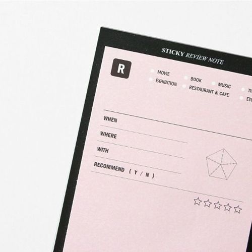 MochiThings: Review Sticky Note