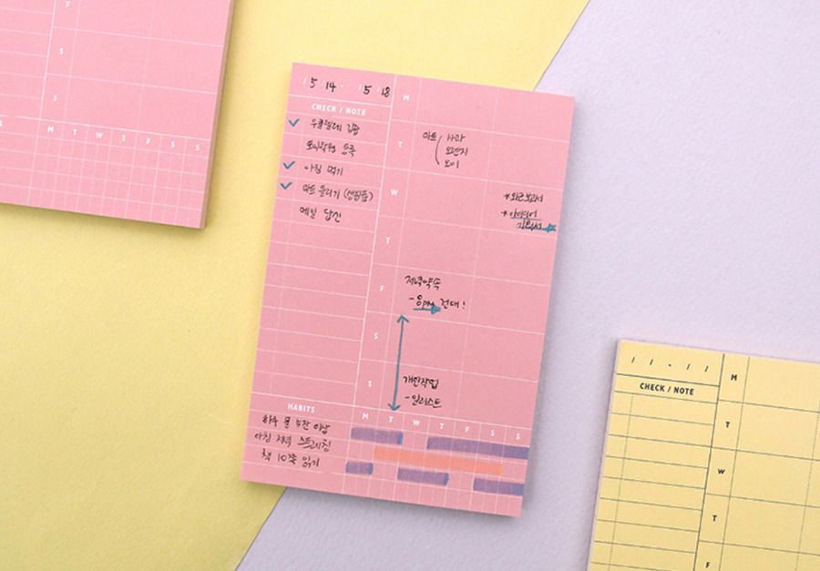 MochiThings: Weekly Planning Notepad