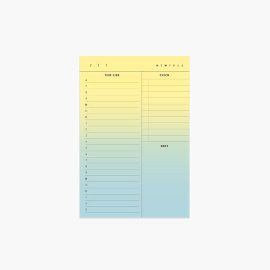 MochiThings: Daily Timeline Planning Notepad