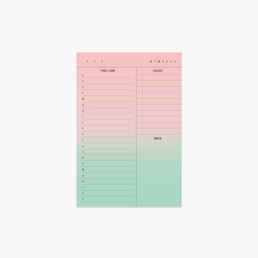 MochiThings: Daily Timeline Planning Notepad