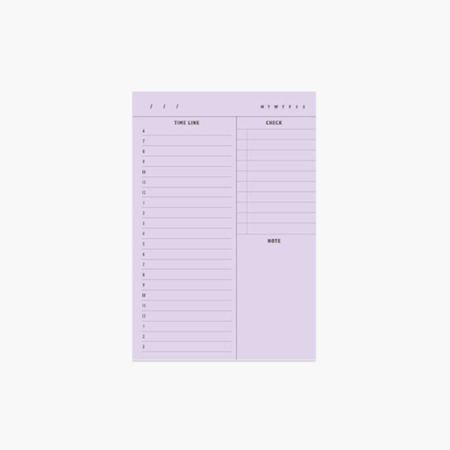 MochiThings: Daily Timeline Planning Notepad
