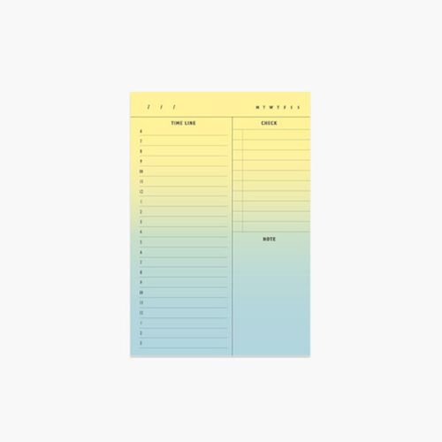 MochiThings: Daily Timeline Planning Notepad