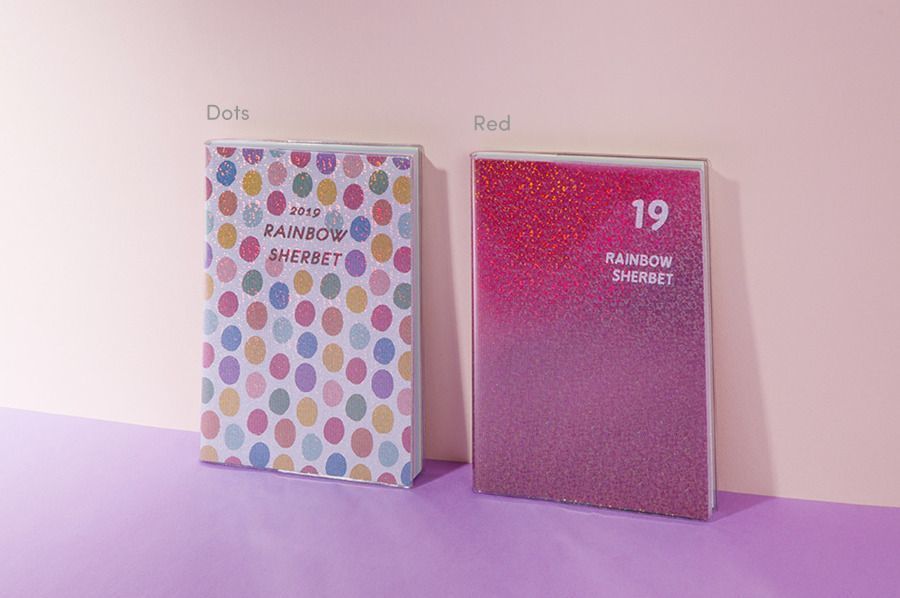 MochiThings: 2019 Rainbow Sherbet Daily Planner