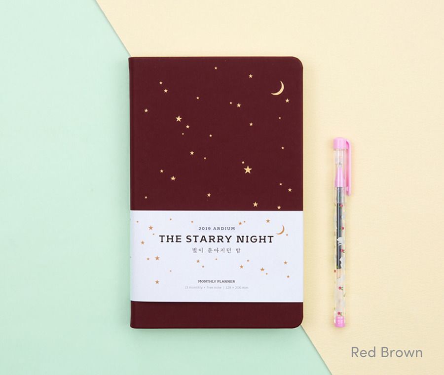 MochiThings: 2019 The Starry Night Monthly Planner