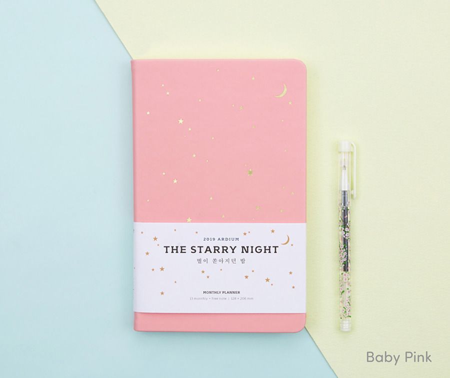 MochiThings: 2019 The Starry Night Monthly Planner