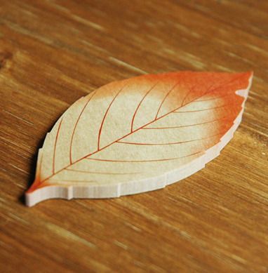 MochiThings: Fall Leaf Sticky Note