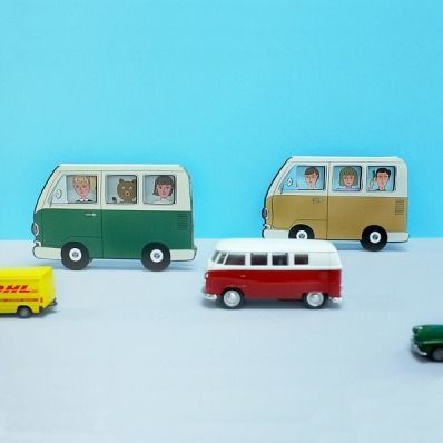 MochiThings: Microbus Sticky Note