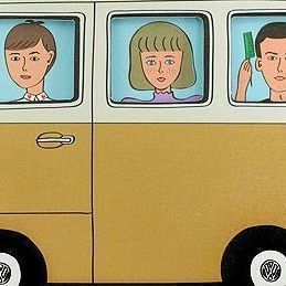 MochiThings: Microbus Sticky Note