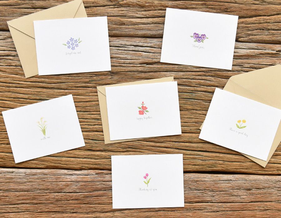 MochiThings: Little Garden Message Mini Card