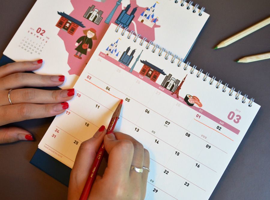 MochiThings: 2019 World Trip Calendar