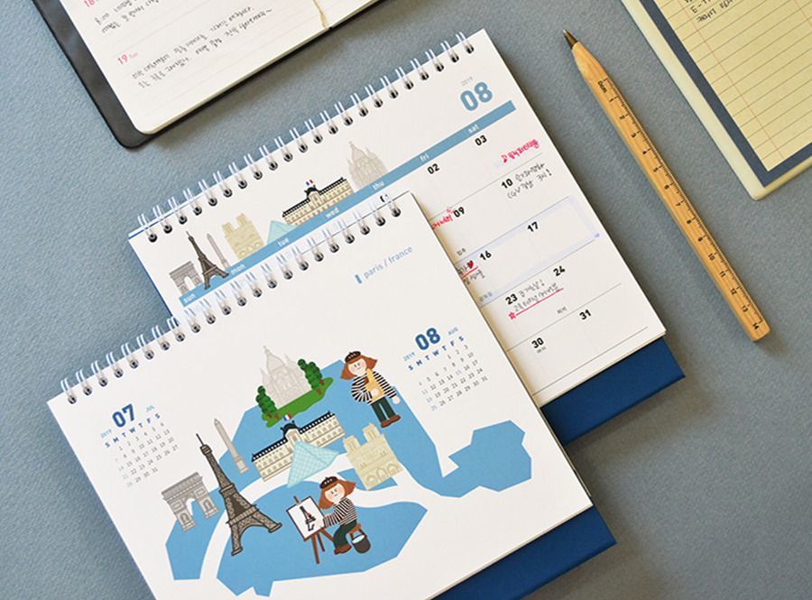 MochiThings: 2019 World Trip Calendar