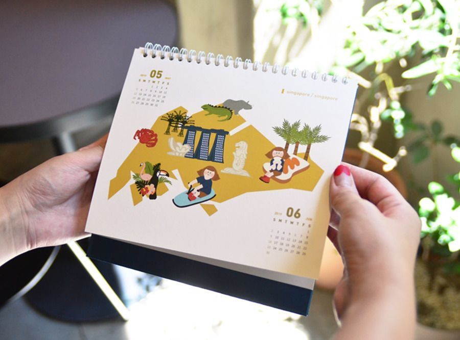 MochiThings: 2019 World Trip Calendar