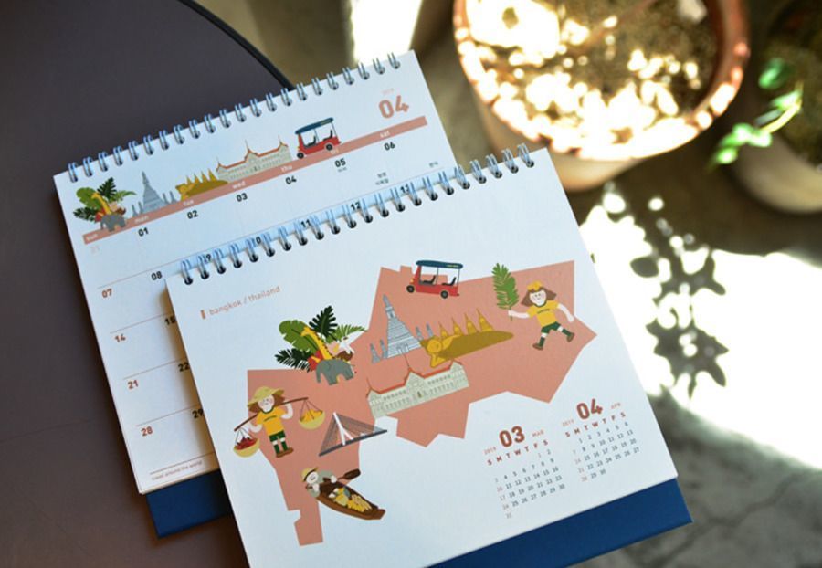 MochiThings: 2019 World Trip Calendar