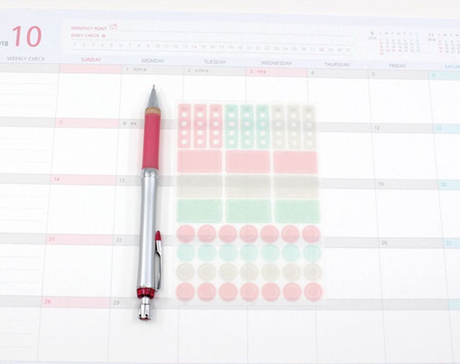 MochiThings: 2019 Monthly Desk Planner