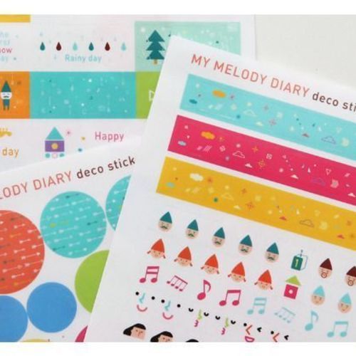 MochiThings: My Melody Deco Sticker Set