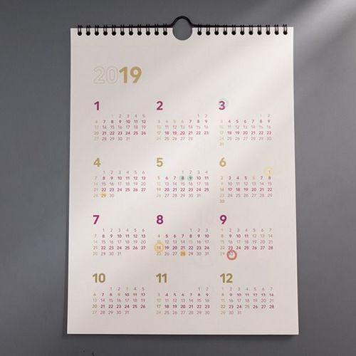 MochiThings: 2019 Large Basic Wall Calendar