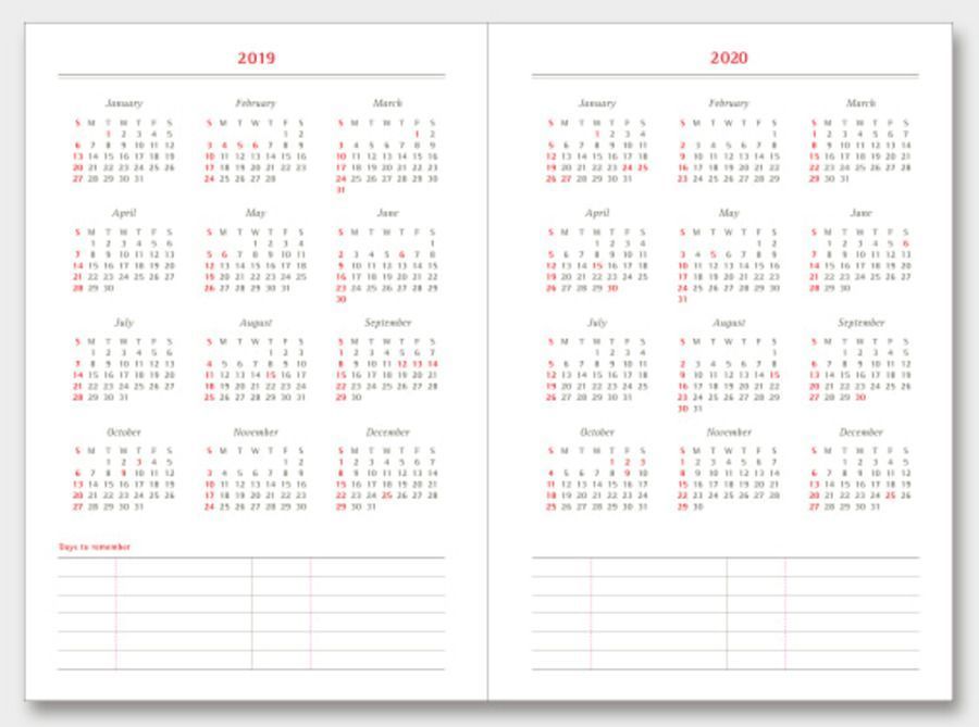 MochiThings: 2019 Florence Daily Planner