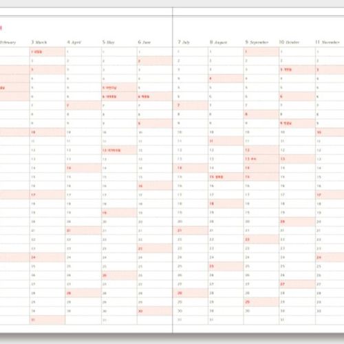 MochiThings: 2019 Florence Daily Planner