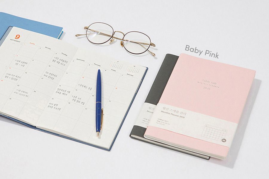 MochiThings: 2019 Table Talk B6 Monthly Planner