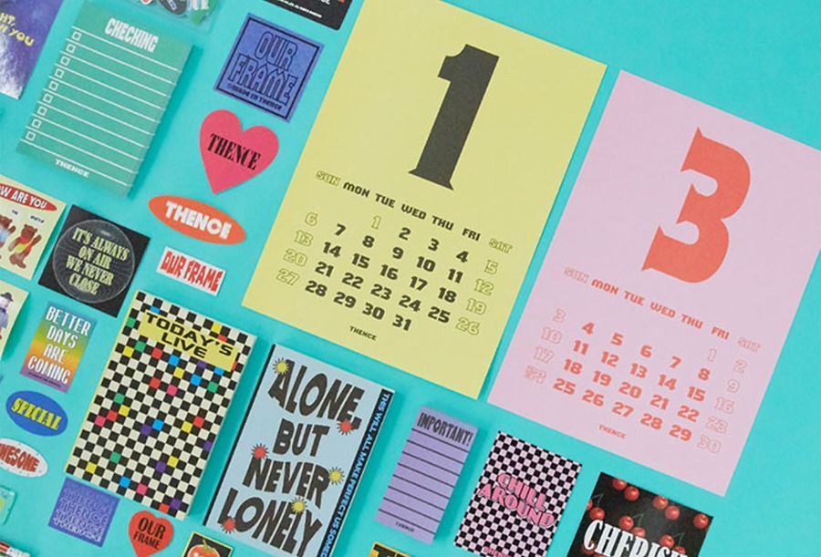 MochiThings: 2019 Vintage Wall Calendar Sheets