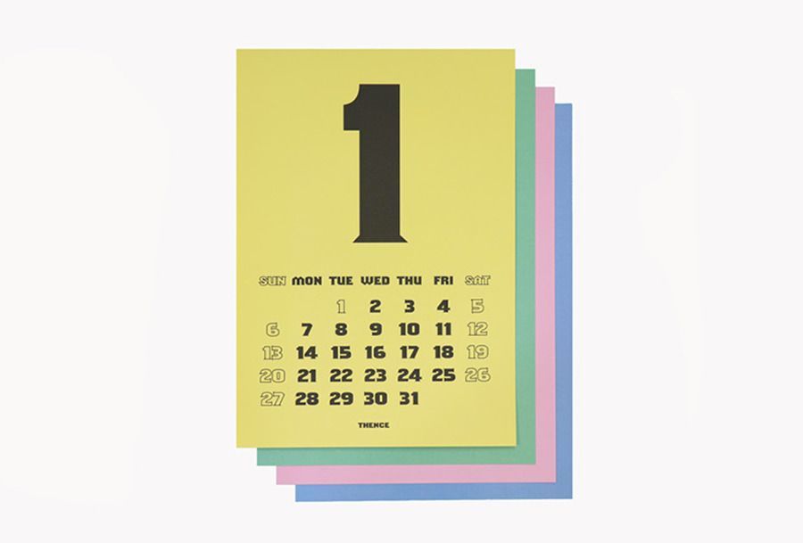 MochiThings: 2019 Vintage Wall Calendar Sheets