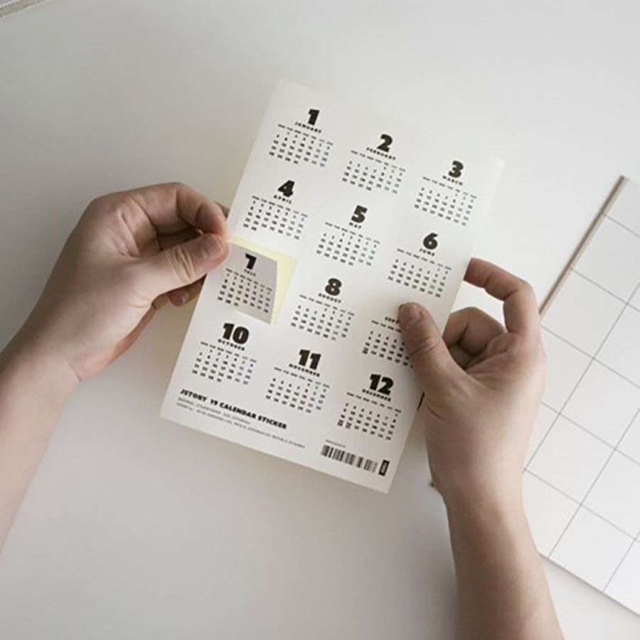 MochiThings: 2019 Calendar Sticker