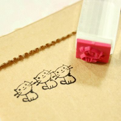 MochiThings: Kitty Stamp
