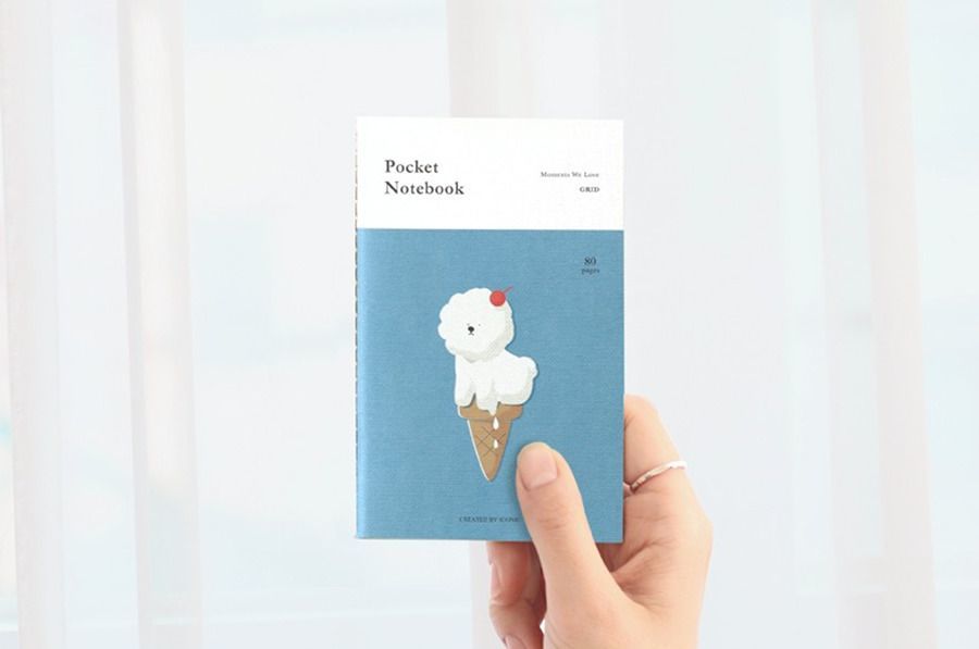 MochiThings: Moments Grid Pocket Notebook