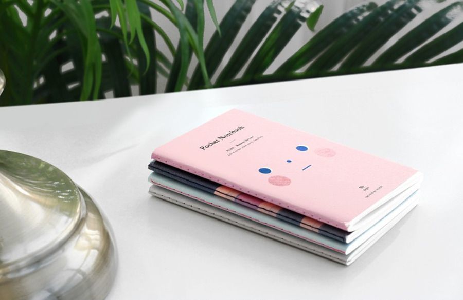 MochiThings: Moments Plain Pocket Notebook