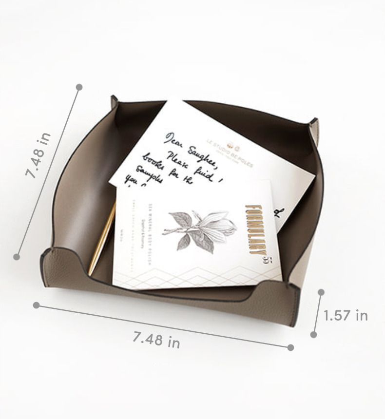 MochiThings: Edge Square Leather Tray