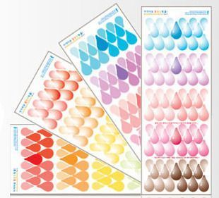 MochiThings: Raindrop Deco Sticker Set