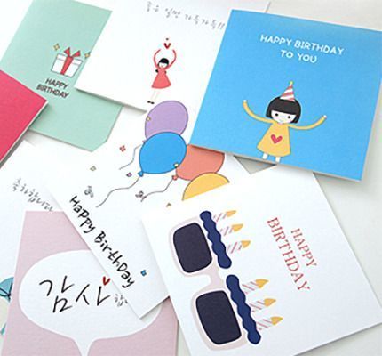 MochiThings: Mini Birthday Card